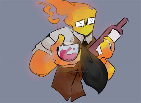 Grillby By Chaotic Laughing On Deviantart