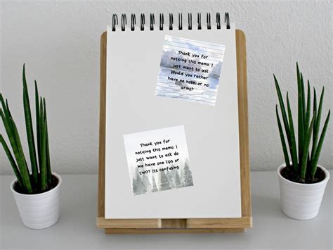 Printable Memo Pad Printable Memo Sheets Digital Download Journal Sheet Planner Notes
