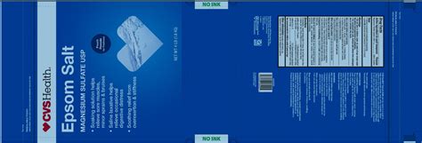 Dailymed Epsom Salt Magnesium Sulfate Granule