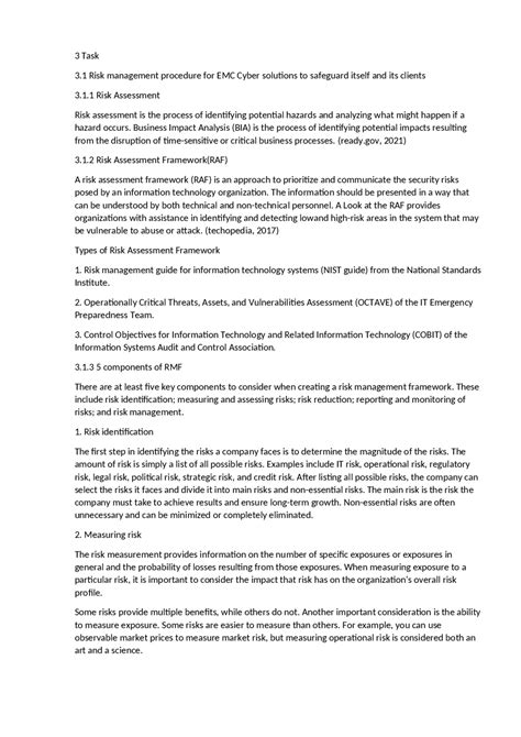 Security Assignment Btec Docsity