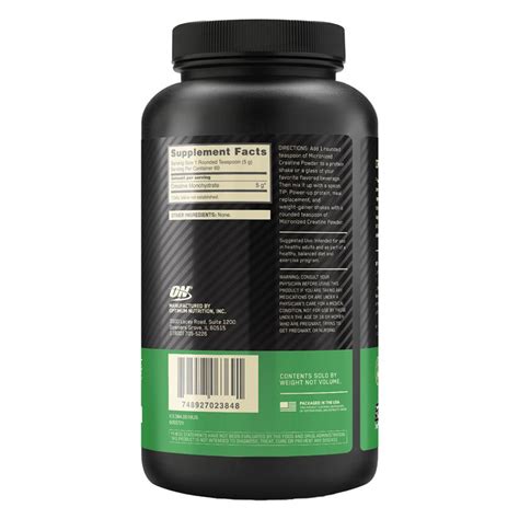 Buy Optimum Nutrition Creatine G Online At Chemist Warehouse