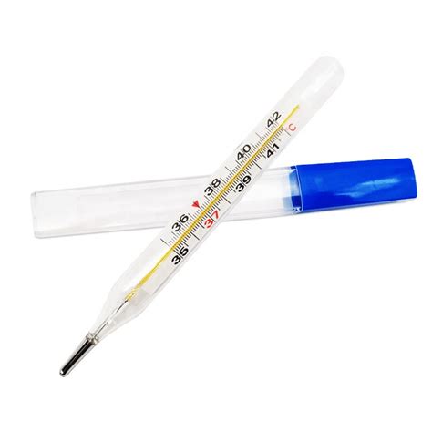 Mercury Glass Thermometer New Design Oral Armpit Medical Mercury Free