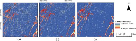 Fuzzy Similarity Maps For The Central Cell Comparison Between The