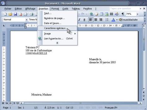 Insérer De Caractères Spéciaux Sous Word Astuces Logiciels Faq