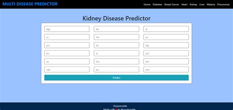 Multiple Disease Prediction Using Machine Learning Projectworlds