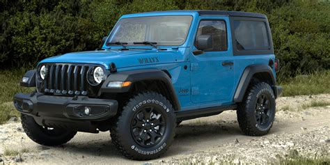 Jeep Wrangler Blue Colors