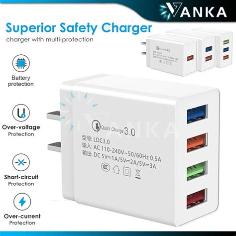 Qc Adapter Fast Charger Original Fast Charger Usb Universal Mobile Phone Fast Charging