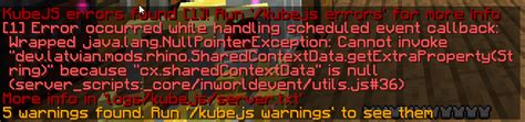 Kubejs Errors On Login To Server · Issue 2524 · Ftbteamftb Modpack Issues · Github