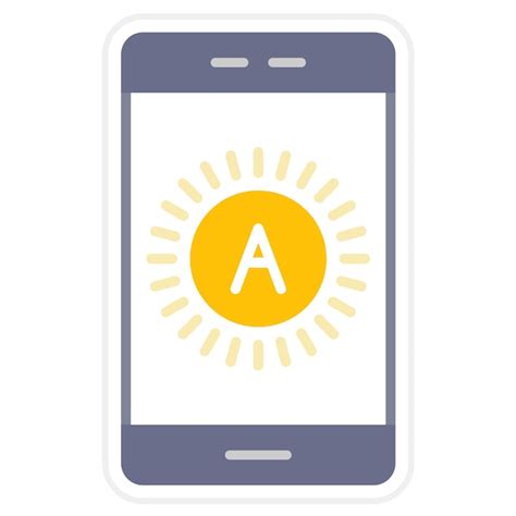Premium Vector Brightness Auto Icon Vector Image Can Be Used For Mobile Ui Ux
