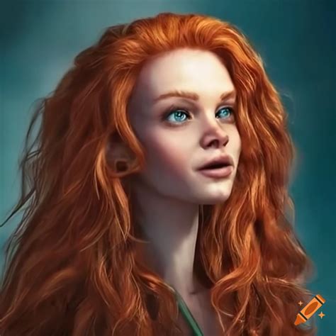 Beautiful Happy Redhead Girl With Features Resembling Sam Reids Lestat