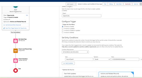 Visual Workflow Flow To Select The Opportunity With Latest Creation Date Salesforce Stack