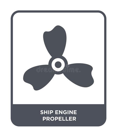 Ship Engine Propeller Icon Vector Trendy Flat Ship Engine Propeller