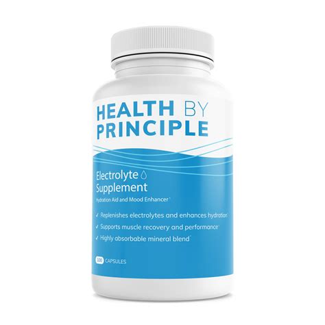 New Complete Electrolyte Supplement Without Iodine Health By Principle
