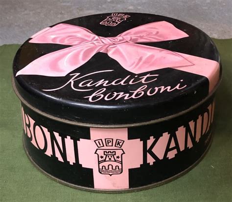 Stare Limena Kutija Ipk Roza MaŠna