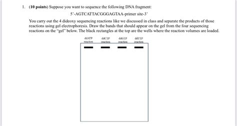 Solved Points Suppose You Want To Sequence The Chegg