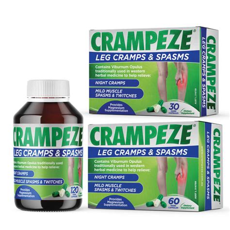 Leg Cramp Relief Medication Cramp Treatment Crampeze Au
