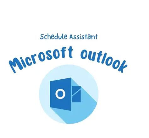 How To Use The Outlook Schedule Assistant With 5 Easy Ways Sample Schedule