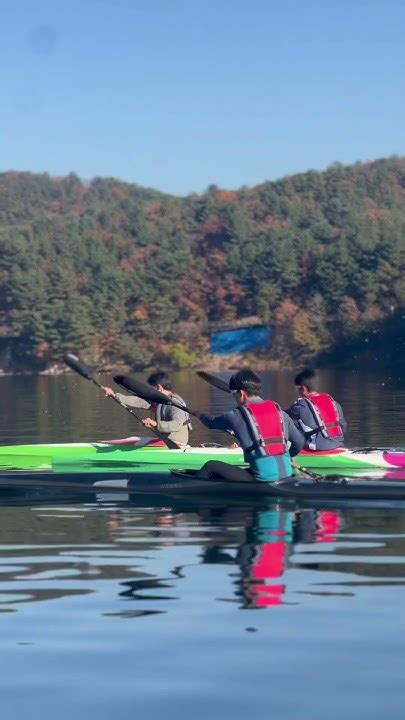 강원체육고등학교 카누부 훈련 Youtube