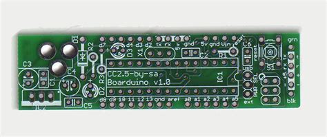 Boarduino Breadboard Compatible Arduino Clone