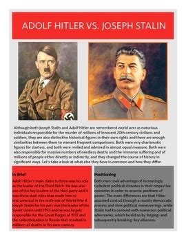 Mao And Stalin Comparison The Similarities And Differences Between