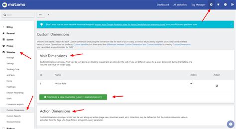 How To Track Wp Data In Matomo By Registering Custom Dimensions • Wp