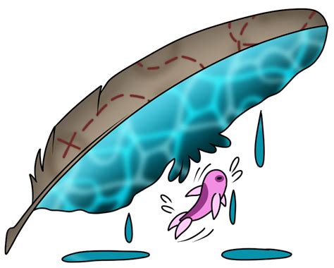 Painted Feather Map Of Water By Bai Zewarrior On Deviantart