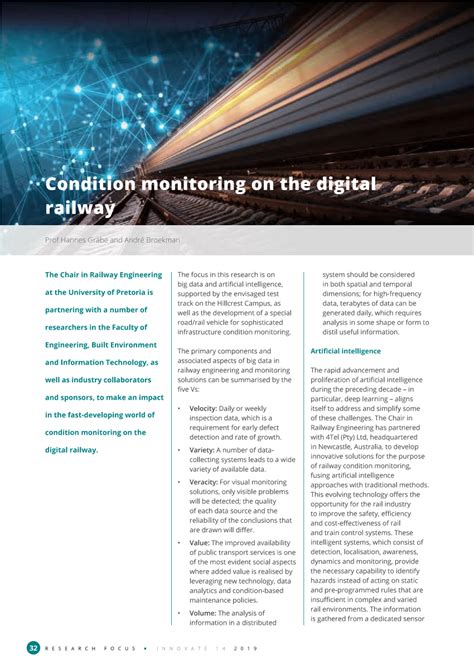 Download Pdf Condition Monitoring On The Digital Railway