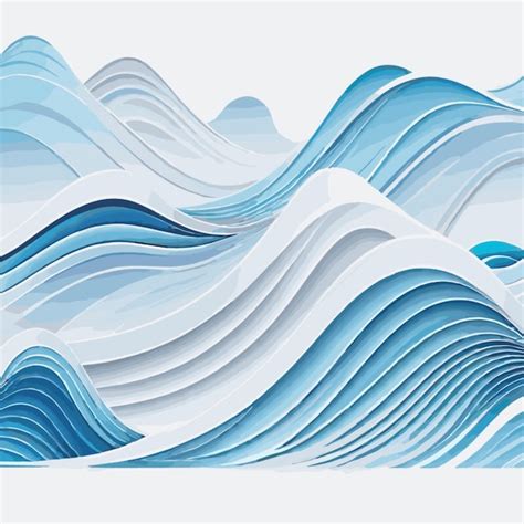 Premium Vector Wave Patterns Vector