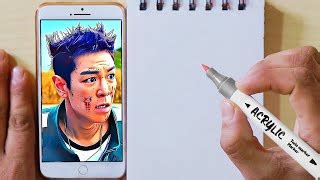 How To Draw Thanos From Squid Game Squid Game Player Step By Step Drawing Tutorial Atia