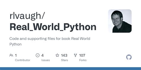 GitHub Rlvaugh Real World Python Code And Supporting Files For Book