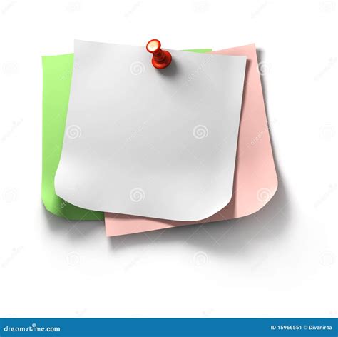 Memo Notes On The Wall Stock Illustration Illustration Of Message 15966551