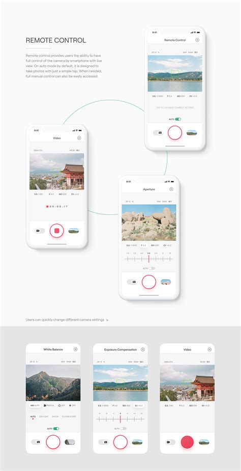 Fujifilm Camera Remote App On Behance