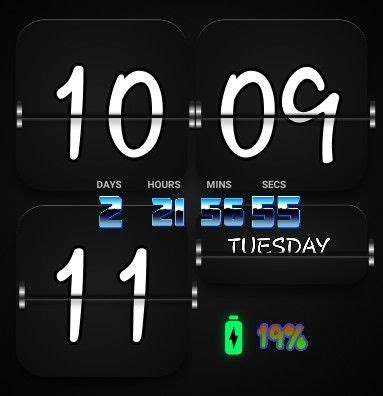 Flip Clock Widgetopia Homescreen Widgets For IPhone IPad Android Android Widgets Flip