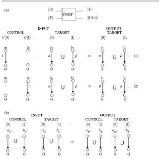 A CNOT Gate Operation B CNOT Gate Operation For Superposition Of Download Scientific