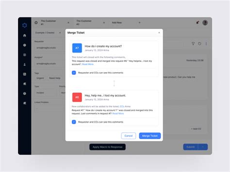 Ticket Merging Interface By Magika On Dribbble