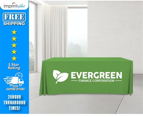 Custom Table Covers Standard Full Color Table Covers Custom Logo Tablecloth Table Cover For