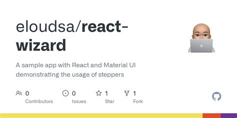 Github Eloudsareact Wizard A Sample App With React And Material Ui Demonstrating The Usage