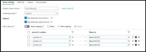 Dynamically Set Column Names In Data Flows Azure Data Factory Microsoft Learn