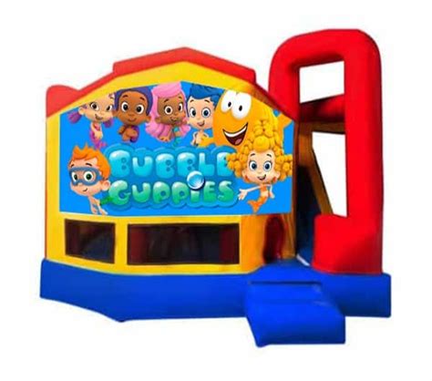 Bubble Guppies Medium Internal Slide Funtime Party Hire