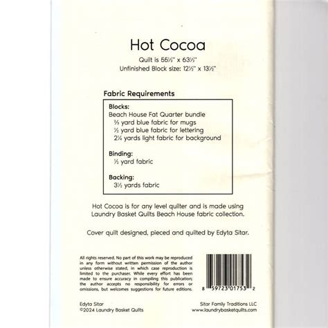 Hot Cocoa Pattern Batiks Etcetera And Sew What Fabrics