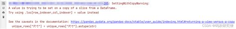 出现a Value Is Trying To Be Set On A Copy Of A Slice From A Dataframe Try Using Loc Rowindexer