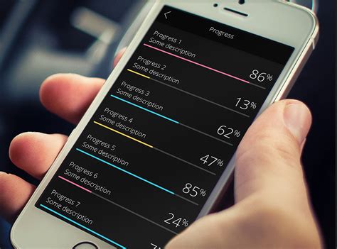 Progress Bar Ios 8 Colored Ui Sets On Behance