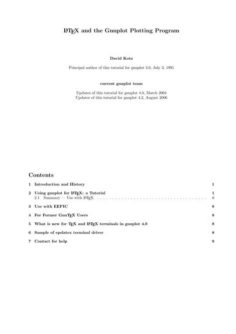 Pdf Tutorial Gnu Plot Dokumentips