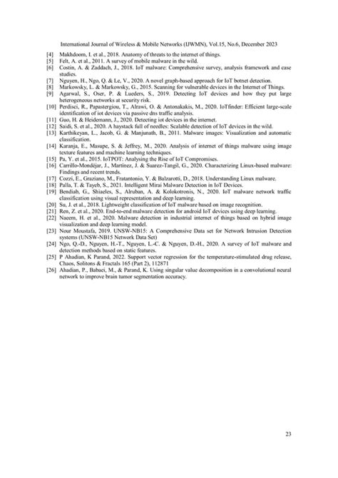 Malware Detection In Iot Systems Using Machine Learning Techniques Pdf