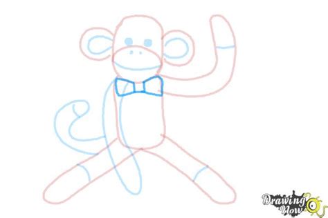 How To Draw A Sock Monkey DrawingNow