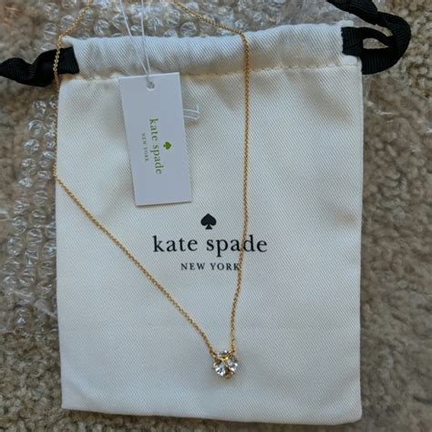 Kate Spade Jewelry New Kate Spade Lady Marmalade Gold Mini Pendant