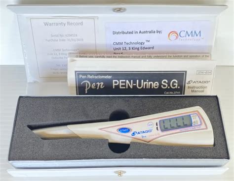 Atago Pen Urine Sg Hydration Refractometer Specific Gravity Eur 279 52 Picclick Fr