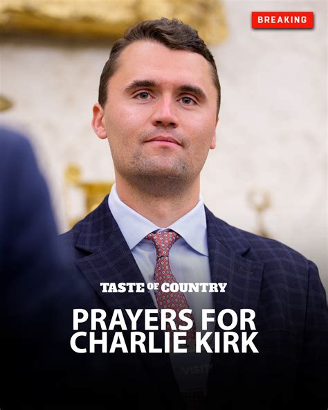 Taste Breaking Turning Point Usa Confirms Charlie Kirk Was Shot At