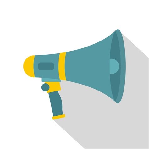 Premium Vector Loudspeaker Icon Flat Illustration Of Loudspeaker Vector Icon For Web Isolated