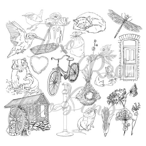 Two Red Robins Digistamps Volume 3 Download Highlight Crafts